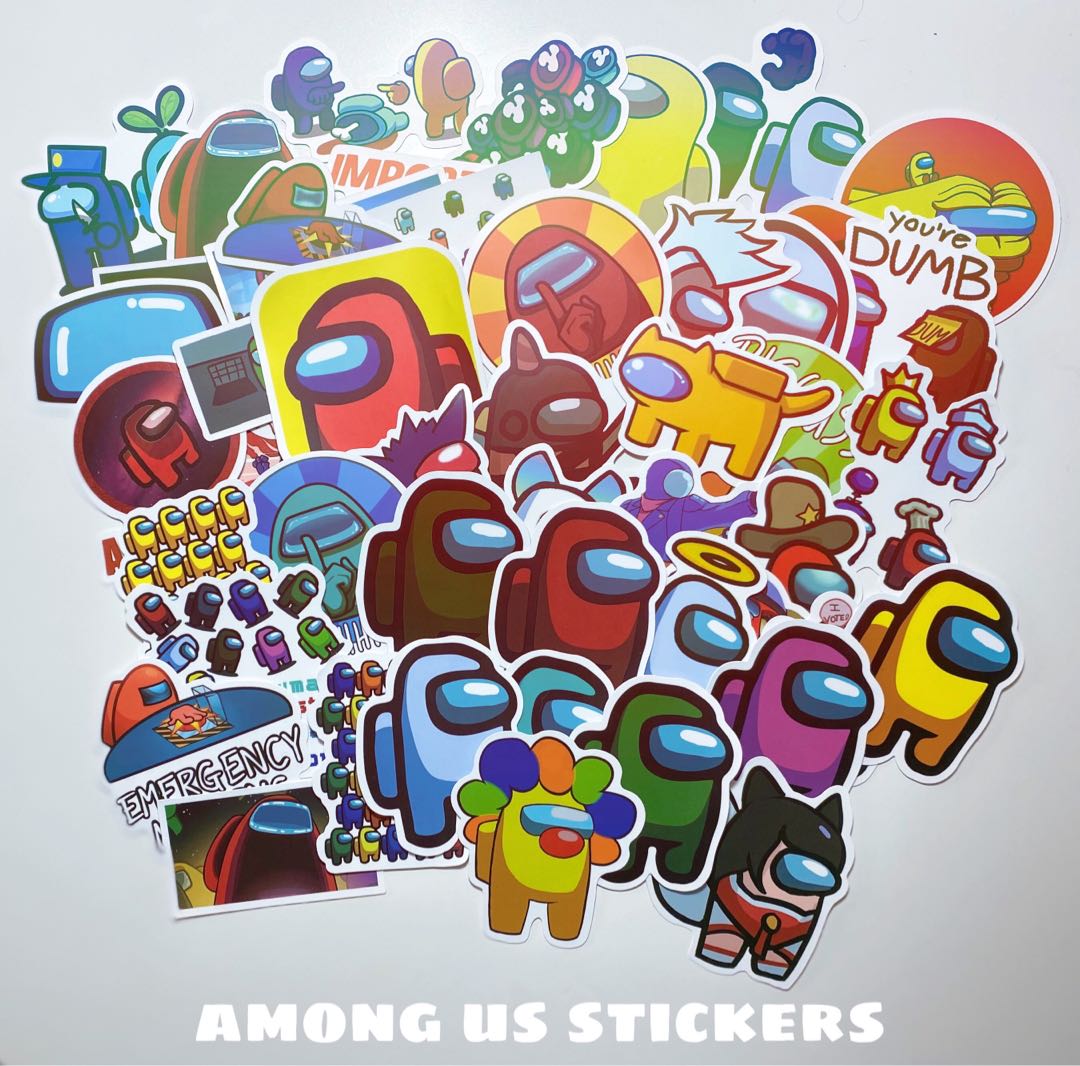 Among Us Stickers, Everything Else on Carousell