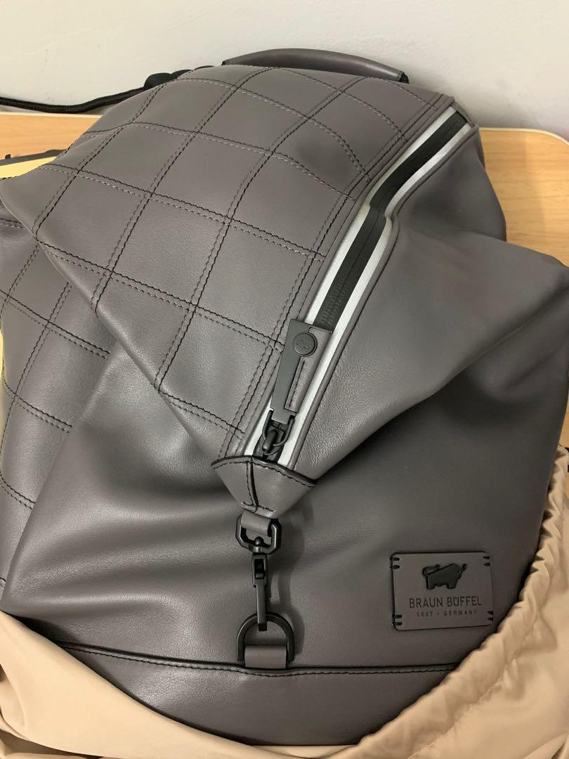 Braun Buffel Full Leather Backpack, Computers & Tech, Parts ...