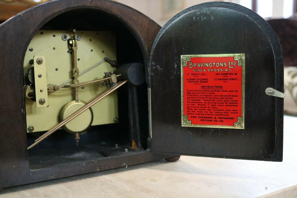 BRAVINGTONS ART DECO WESTMINSTER CHIME STRIKING CLOCK, Hobbies & Toys ...