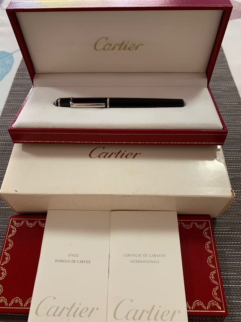 Cartier Fountain Pen, Luxury, Accessories on Carousell