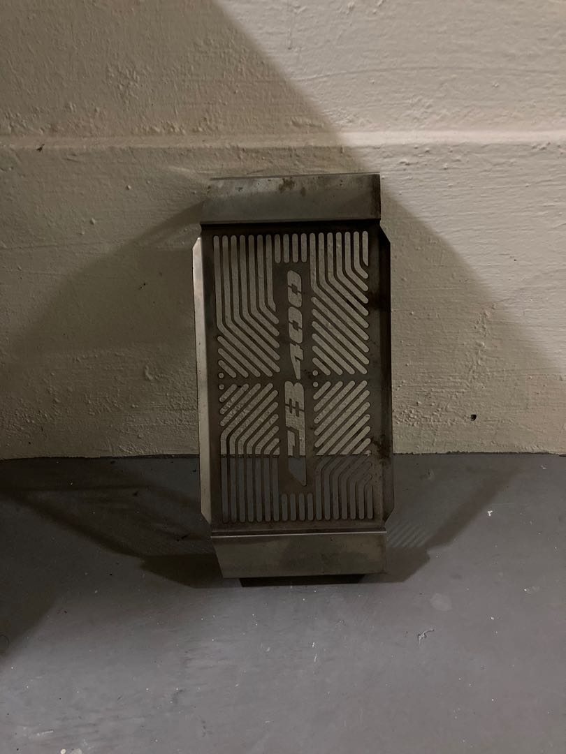 CB400 Radiator Shield, Motorcycles, Motorcycle Accessories on Carousell