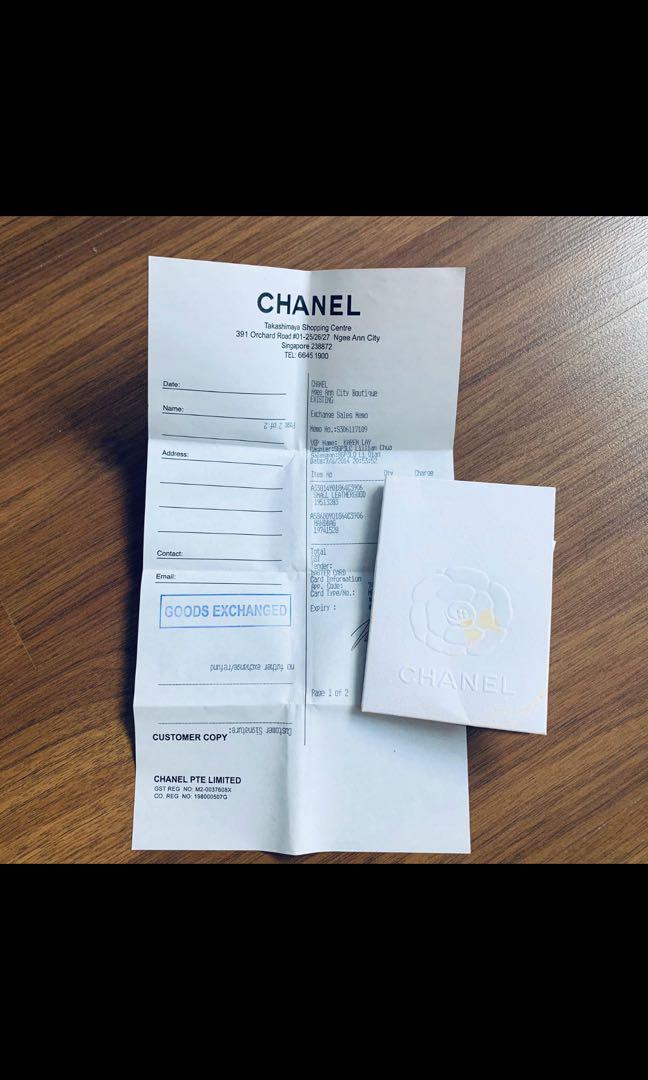 Chanel Classic Jumbo Double Flap with original boutique receipt, Luxury ...