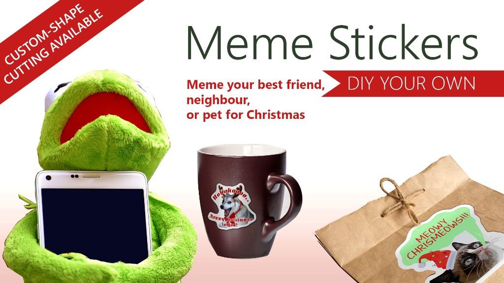 Custom-Shaped Meme Stickers, Hobbies & Toys, Stationery & Craft, Craft ...