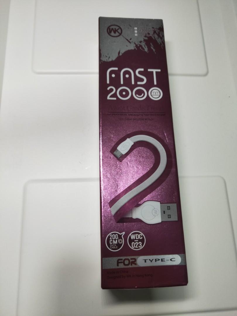 Data Cable 200 cm Type C, Mobile Phones & Gadgets, Mobile & Gadget ...