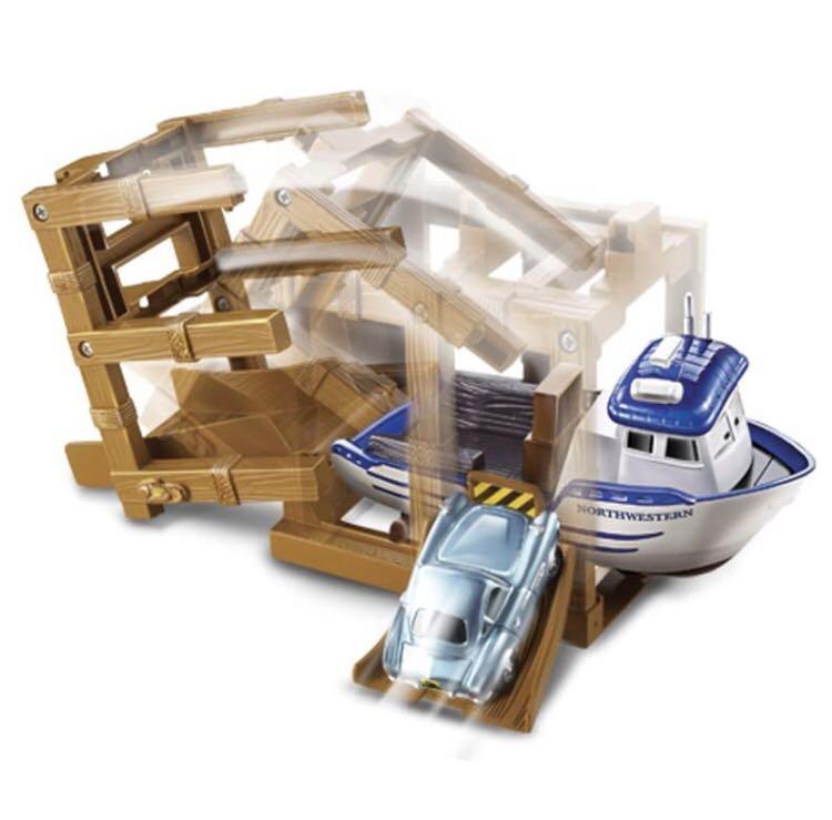 Disney Pixar Cars Action Agents Crabby Boat Set, Hobbies & Toys, Toys ...