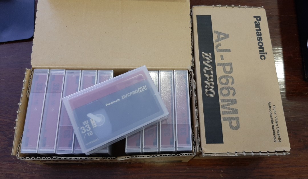 DVC Pro HD tapes X 19 pieces $10, Photography, Video Equipment on Carousell