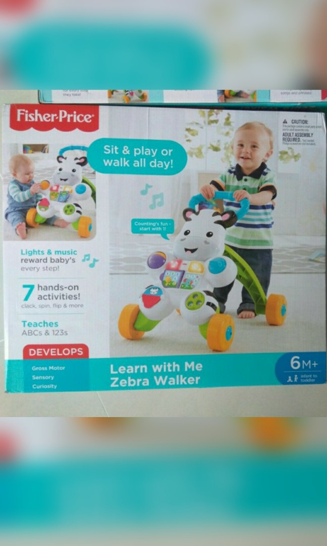 Fisher Price Zebra Walker, Babies & Kids, Infant Playtime on Carousell
