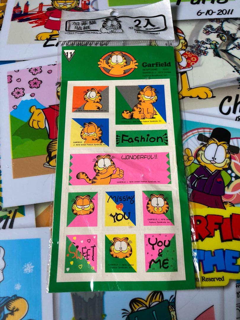 Garfield Vintage Sticker, Hobbies & Toys, Collectibles & Memorabilia ...