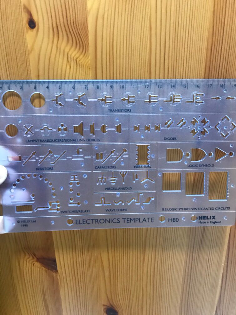 Helix Electronics Template (Made in England), Hobbies & Toys ...