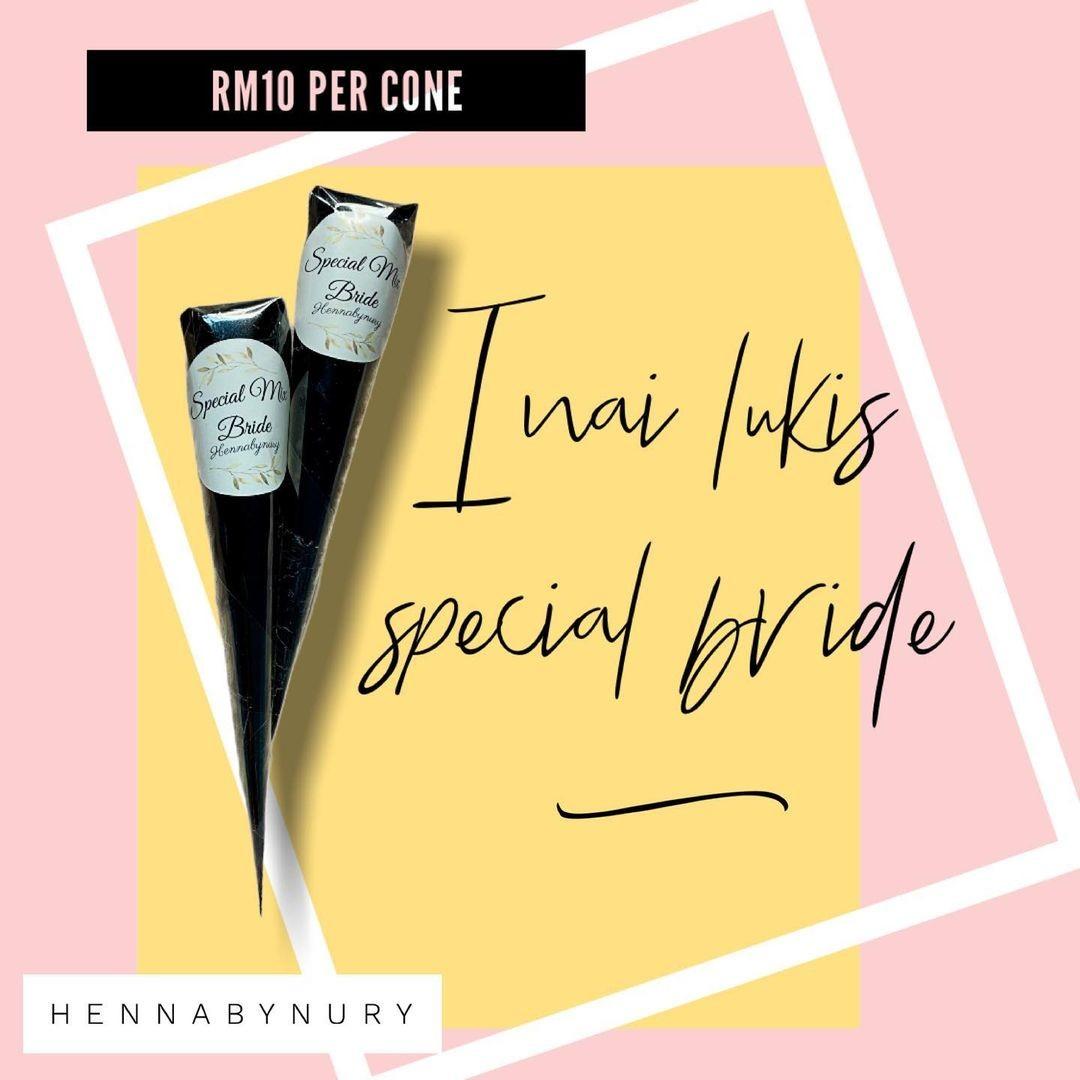 Henna Cone / Inai kon merah pengantin, Beauty & Personal Care, Hands ...