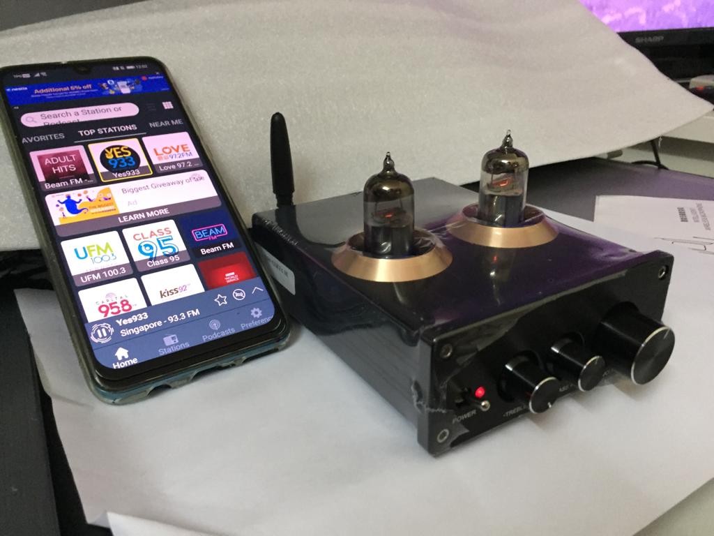 Hi-Fi Tube Preamplifier with Bluetooth, Audio, Other Audio Equipment on ...