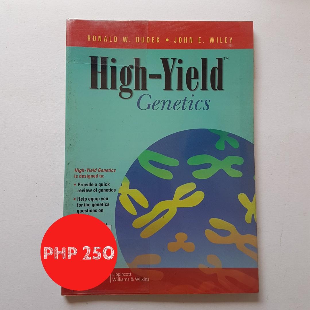 High-Yield Genetics - Medical Book - Medical Reviewer, Hobbies & Toys ...