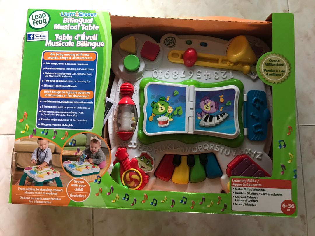 Leapfrog musical table, Babies & Kids, Baby Nursery & Kids Furniture ...