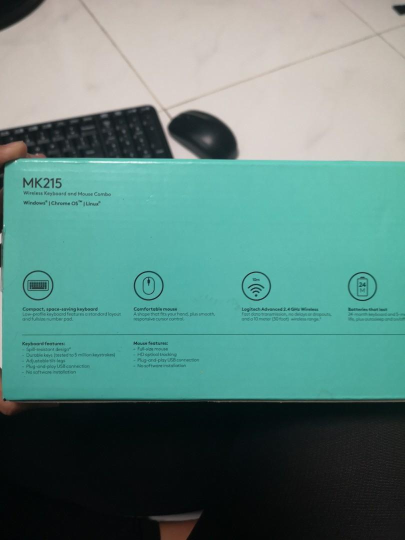 Logitech Wireless Keyboard Mouse Set Computers And Tech Parts And Accessories Mouse And Mousepads