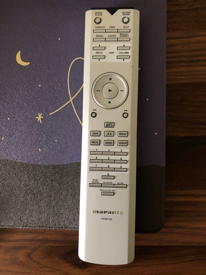 Marantz SA-11S2 remote controller, Audio, Other Audio Equipment on ...