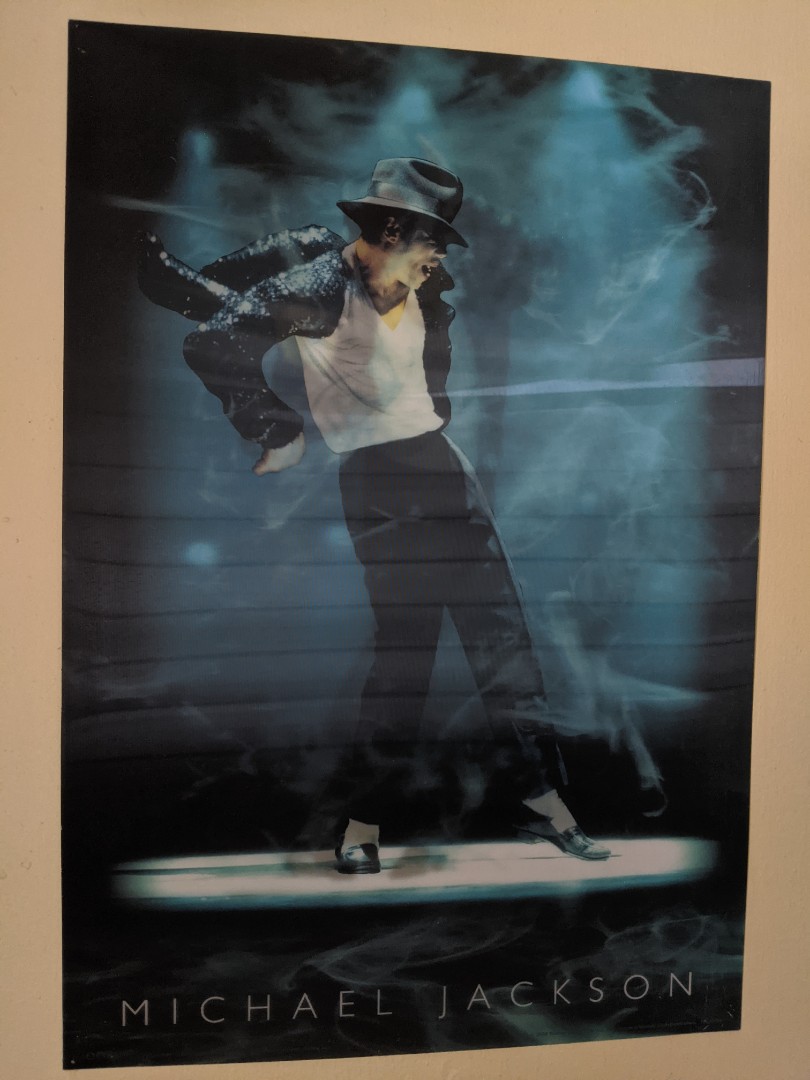 Michael Jackson King of Pop Hologram Poster, Hobbies & Toys, Music ...