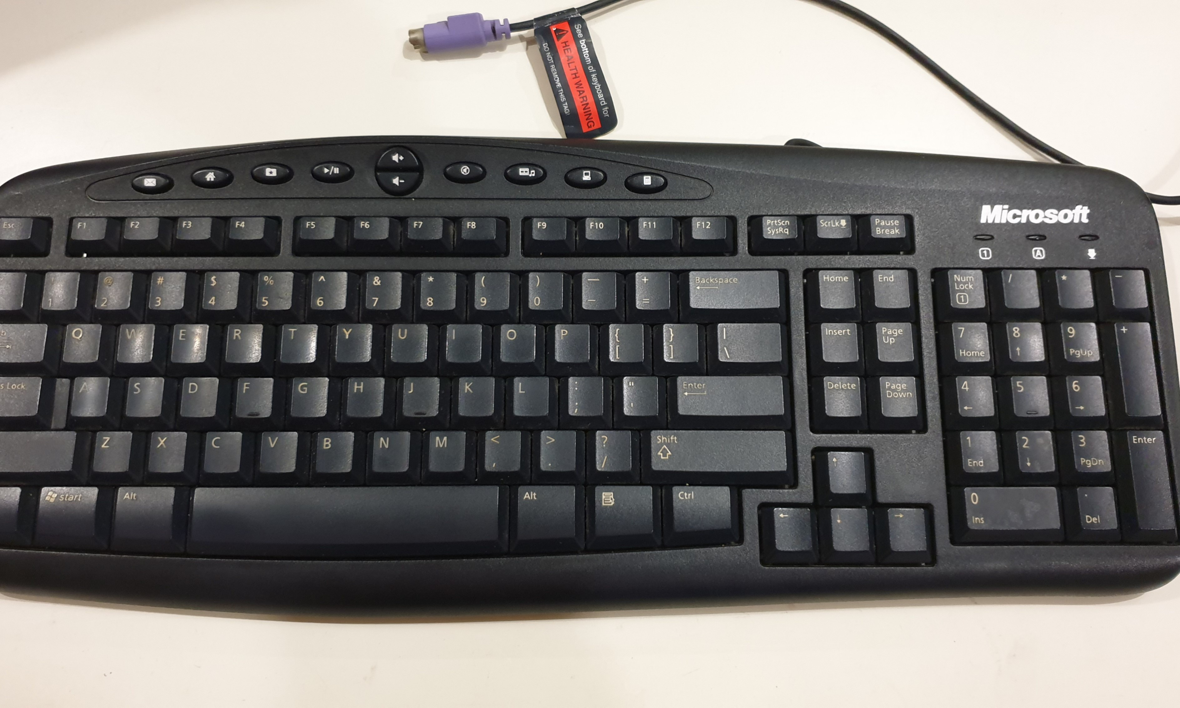 Microsoft keyboard (PS/2 port), Computers & Tech, Parts & Accessories ...