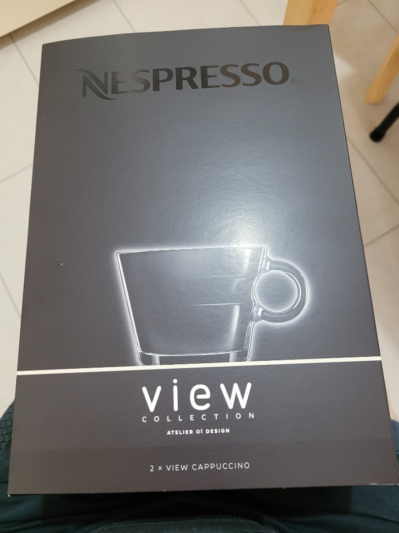Nespresso View Cappuccino cups set, TV & Home Appliances, Kitchen ...