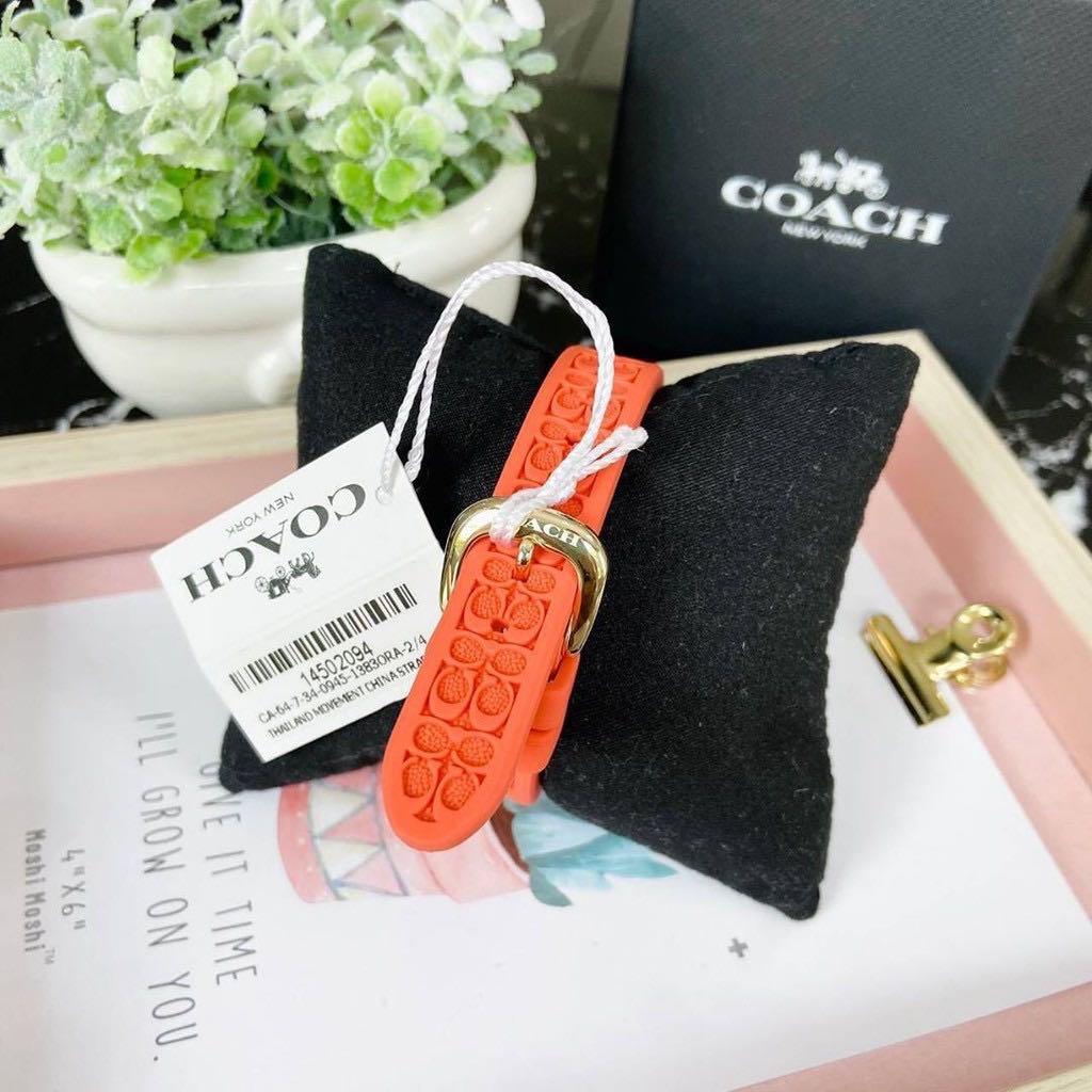 Original 100% Coach Watch rubber 14502094, Fesyen Wanita, Jam Tangan di ...