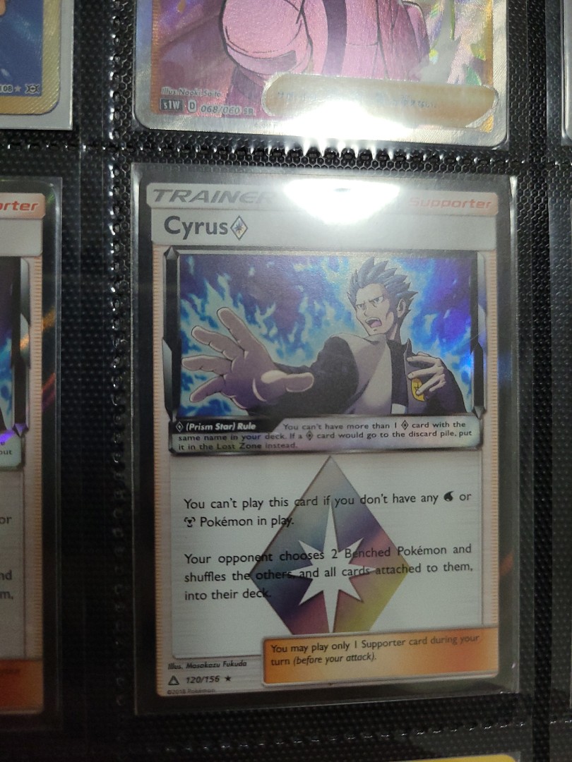 Pokemon - Cyrus Prism Rare, Hobbies & Toys, Toys & Games on Carousell