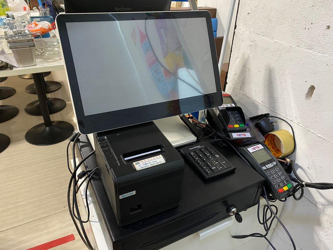 POS System Printer and Screen with counter, Computers & Tech, Office ...