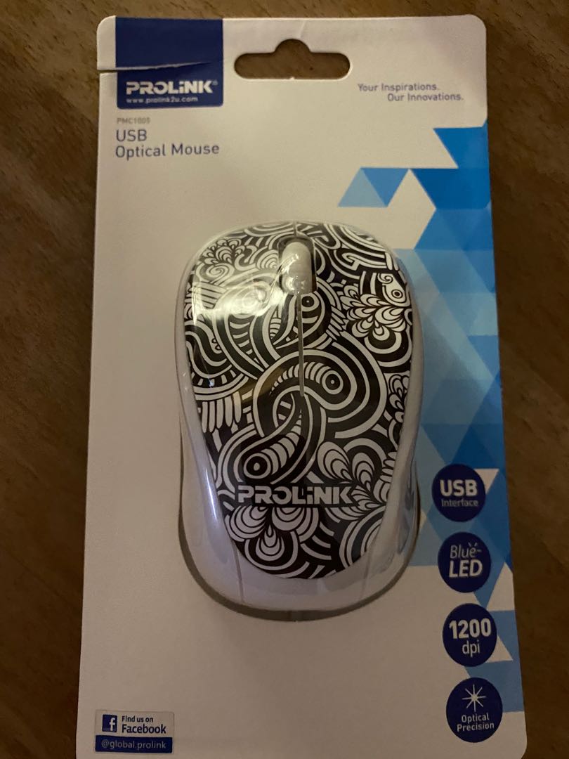 Prolink USB Optical Mouse, Computers & Tech, Parts & Accessories, Mouse ...