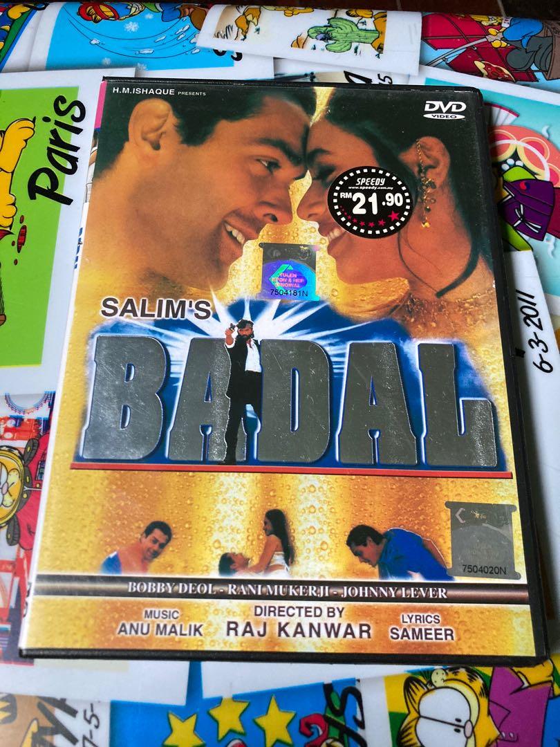 Rani Mukerji & Bobby Deol - Badal (Movie Dvd), Hobbies & Toys, Music ...