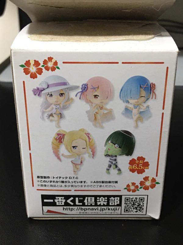 Re zero Ichiban Kuji Rem chibi figure, Toys & Games, Bricks & Figurines ...