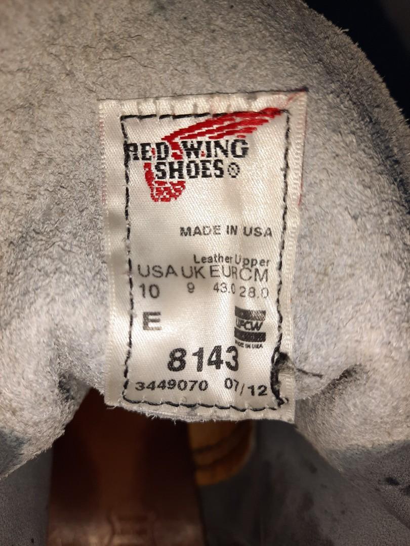 Red Wing 8143 Slate Blue Moc Toe Redwing, Men's Fashion, Footwear ...