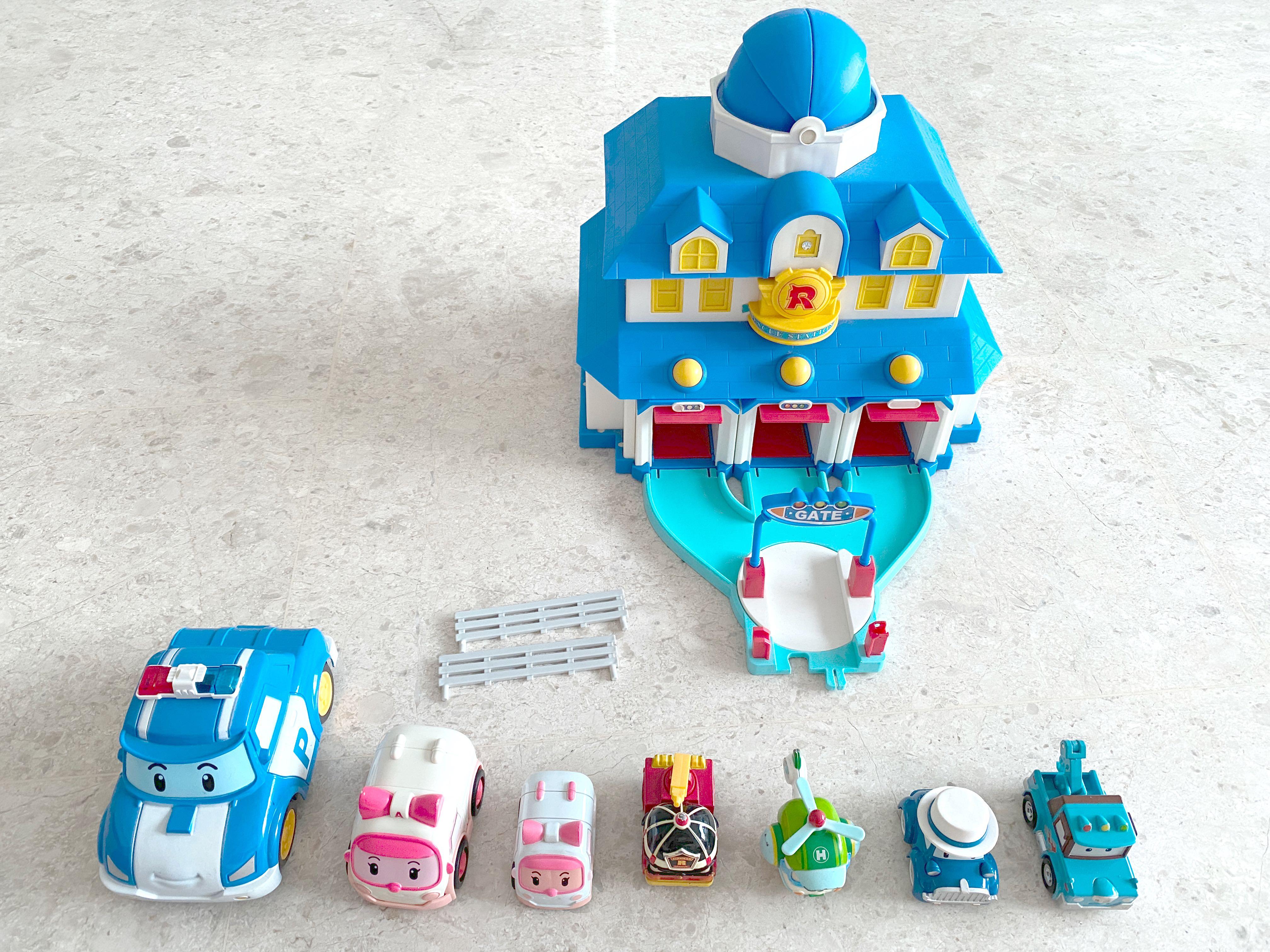 Robocar Poli rescue station, Hobbies & Toys, Toys & Games on Carousell