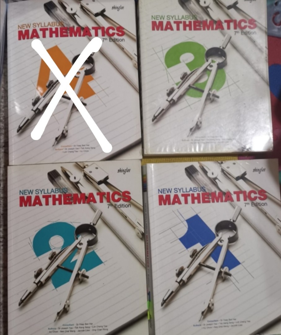 Shinglee math textbook 1-4, Hobbies & Toys, Books & Magazines ...