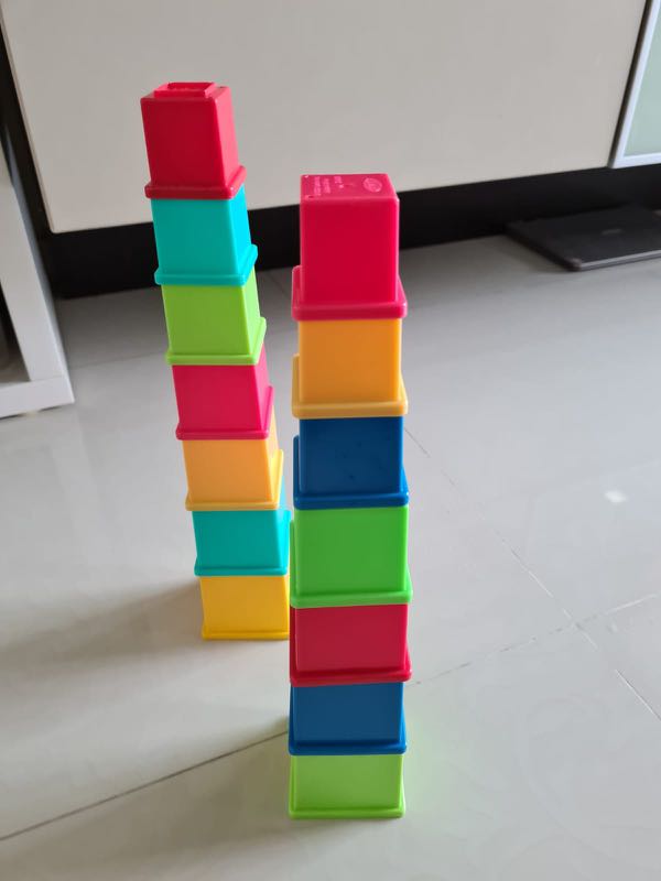 Stacking blocks, Hobbies & Toys, Toys & Games on Carousell