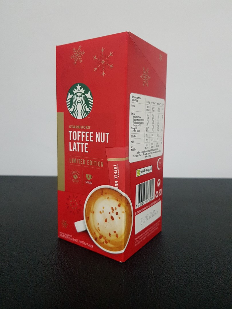 Starbucks Toffee Nut Latte Limited Edition, Food & Drinks, Beverages on ...
