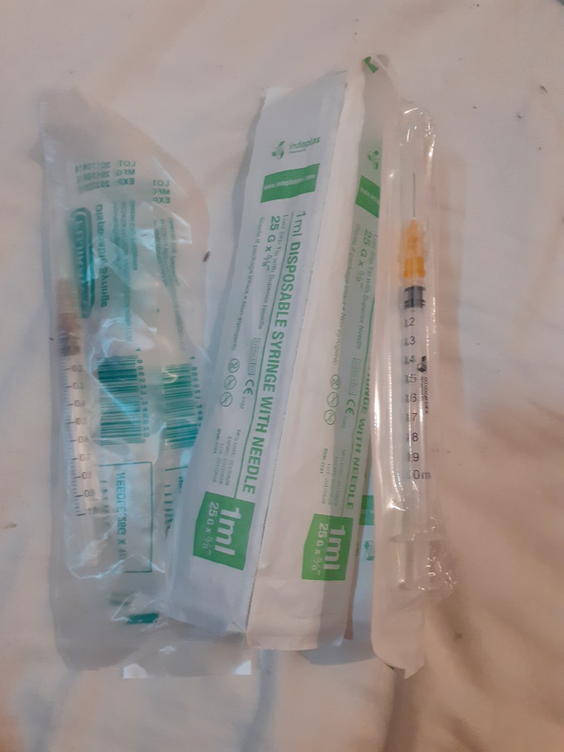 Syringes on Carousell