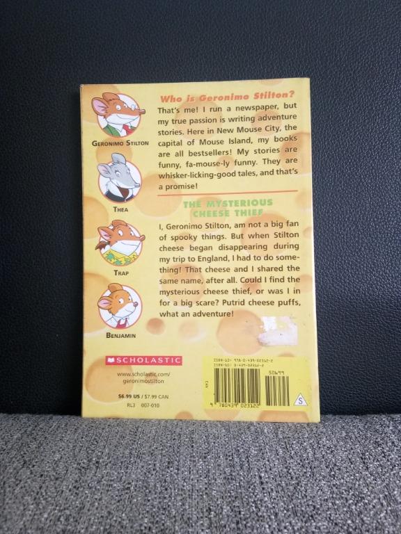 The Mysterious Cheese Thief (Geronimo Stilton #31), Hobbies & Toys ...