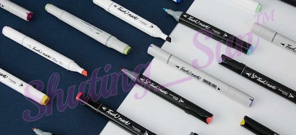 Touch Mark 80 Color Markers Set - Common Design - (Complete with 7 ...
