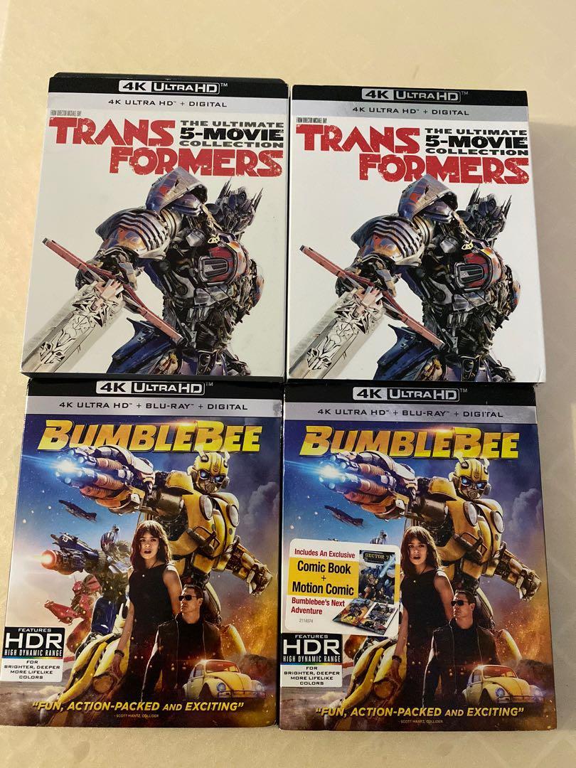Transformers Collection (4K Ultra + Blu Ray), Hobbies & Toys, Music ...