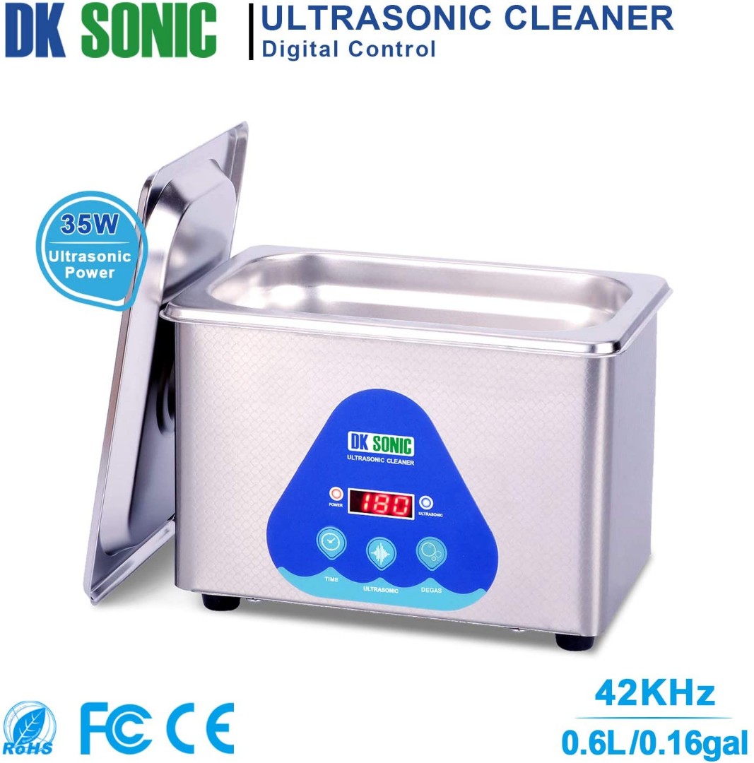 Ultrasonic Cleaner DK SONIC 600ml Sonic Cleaner with Digital Timer, TV ...