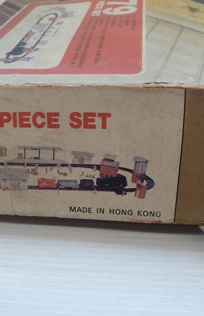 vintage retro Western freight train set made in Hong kong, Hobbies ...