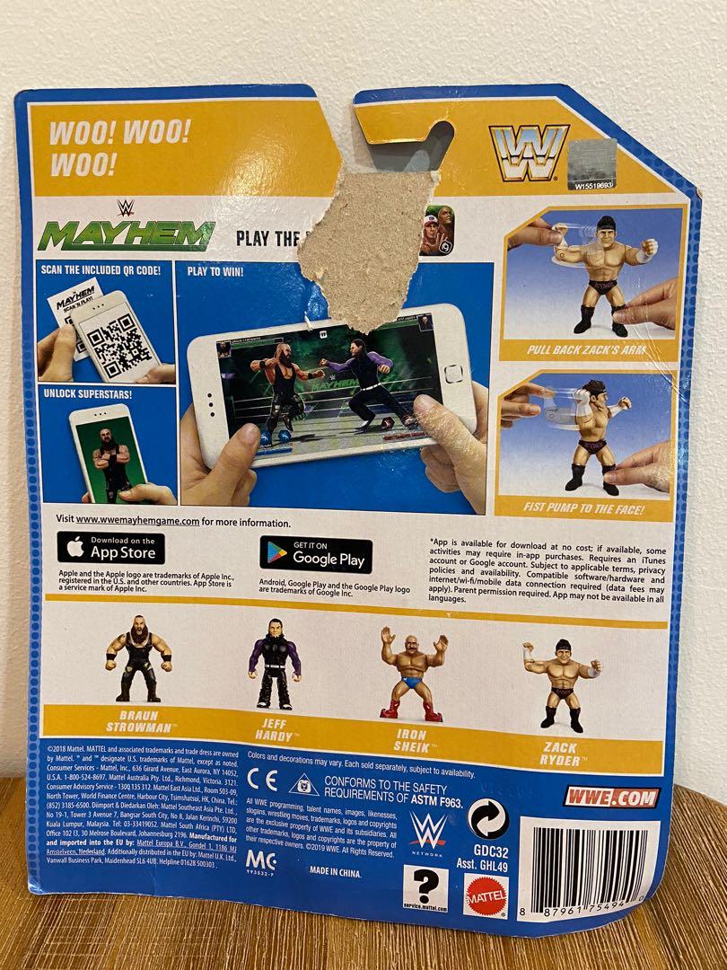 Wwe retro series 8 - Zack ryder / wwf hasbro , Hobbies & Toys, Toys & Games on Carousell