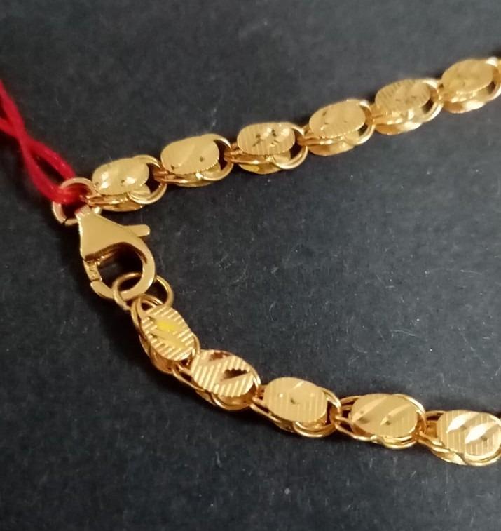 21K Gold Damascus Bracelet, Women's Fashion, Jewelry & Organizers ...