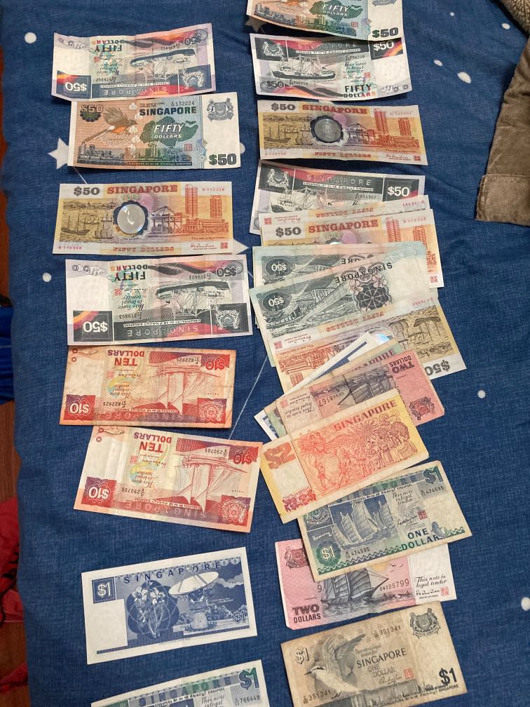 $50 rare plastic singapore commemorative note, Hobbies & Toys ...