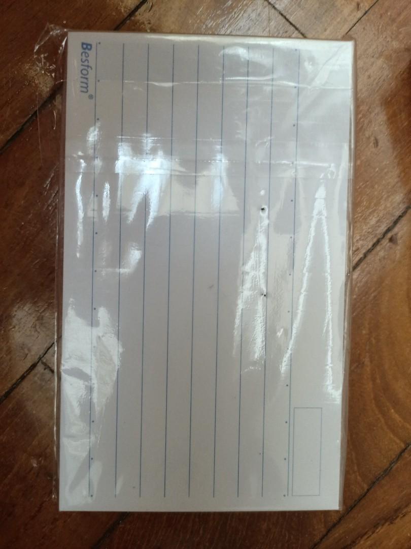 BEST FORM FLASH CARDS, Hobbies & Toys, Stationery & Craft, Stationery ...