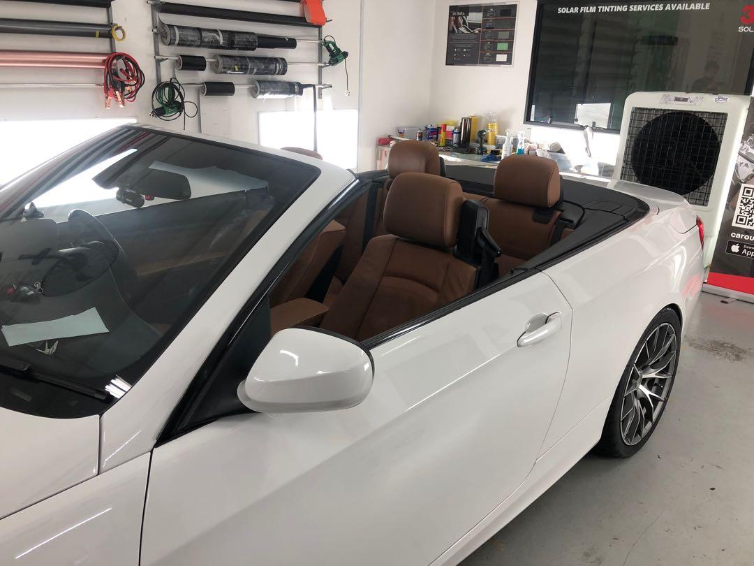 BMW 335i window trim dechrome, Car Accessories, Accessories on Carousell