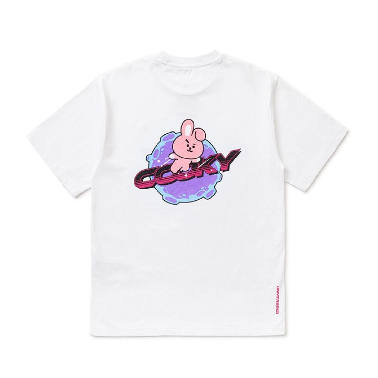 BT21 Cooky Space White, Women's Fashion, Tops, Others Tops on Carousell