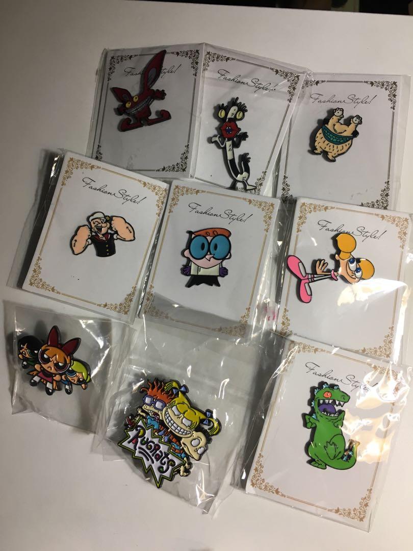 Cartoon Network / Nickelodeon Enamel Pins, Hobbies & Toys, Collectibles ...