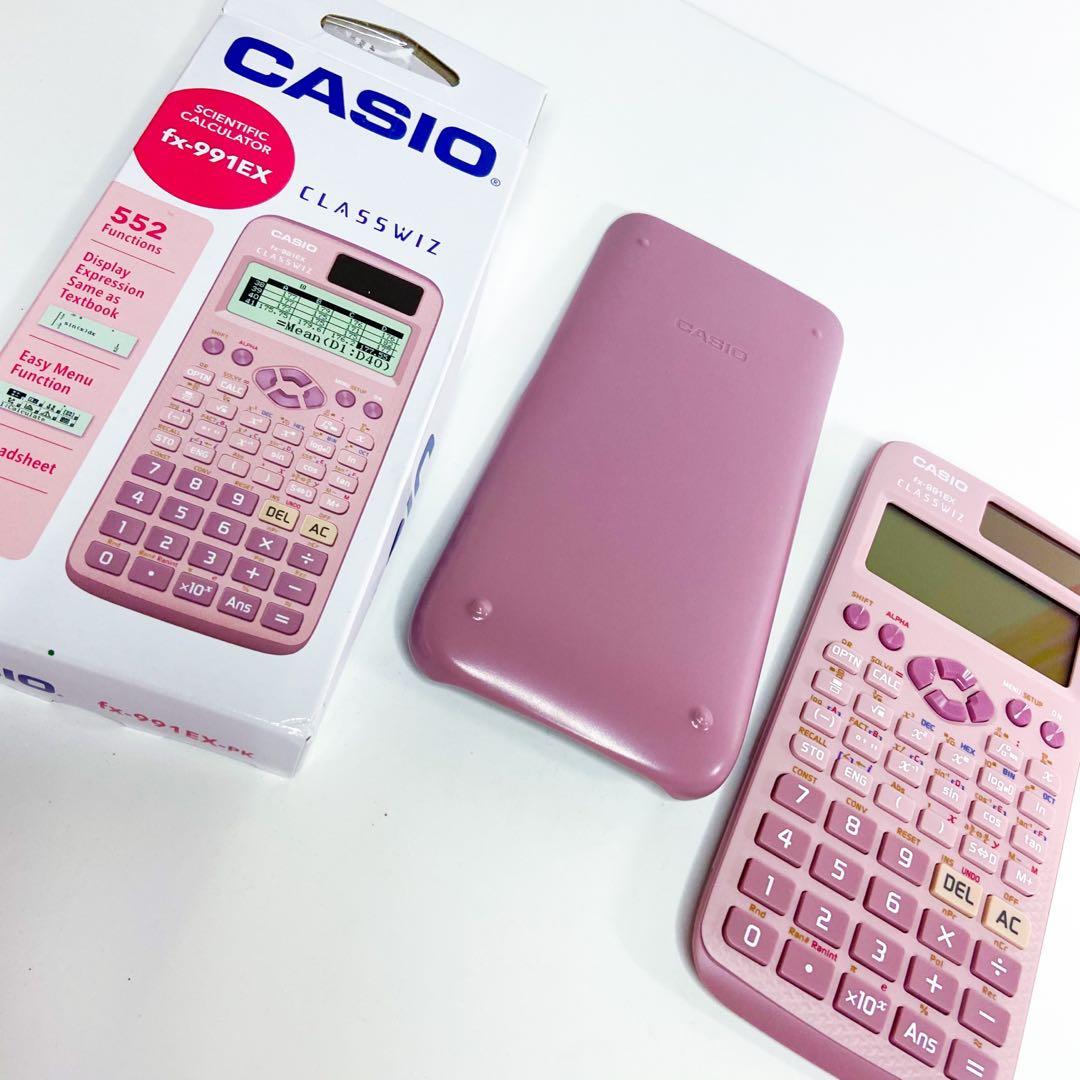 Casio Pink Scientific Calculator, Computers & Tech, Office & Business ...