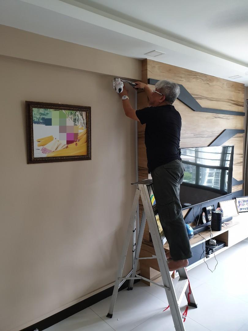 CCTV Installation with 360 degree angle with Motion Sensor Detection ...