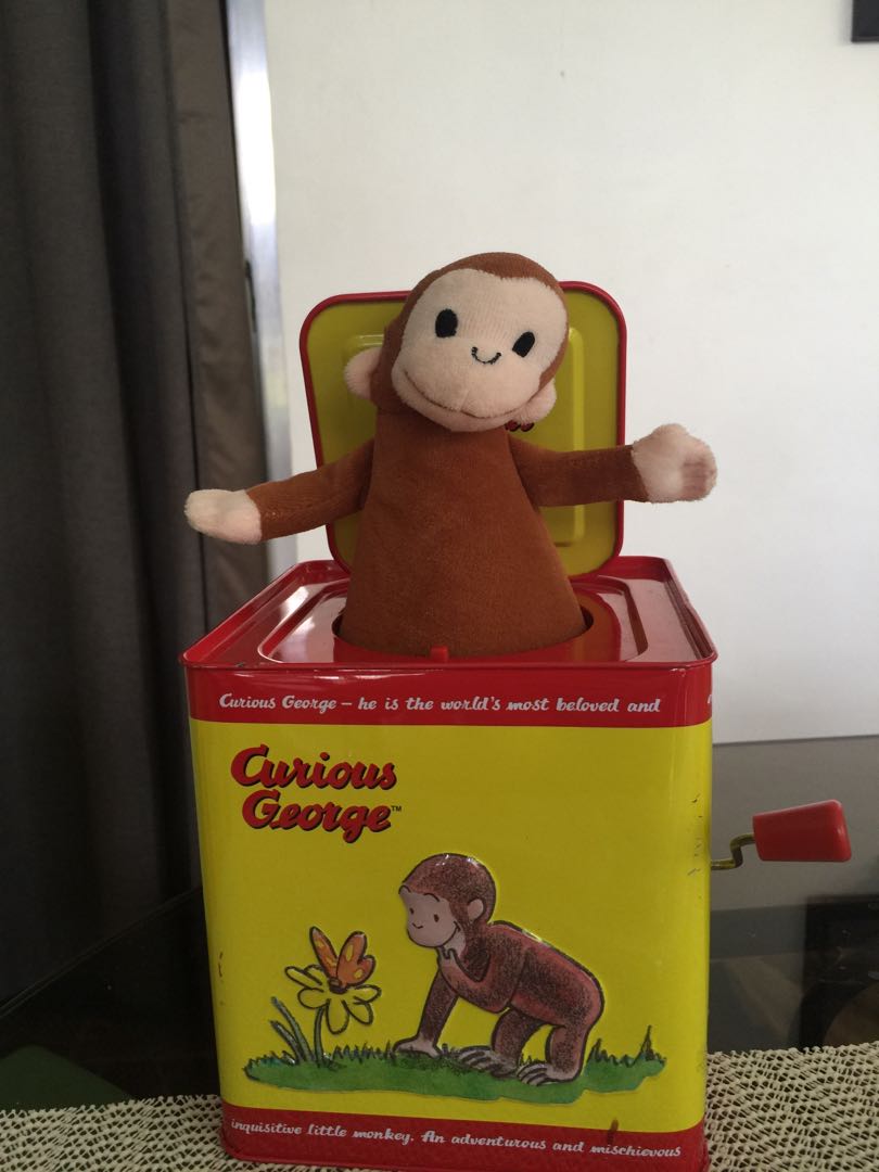 Curious George Jack in a Box, Hobbies & Toys, Toys & Games on Carousell