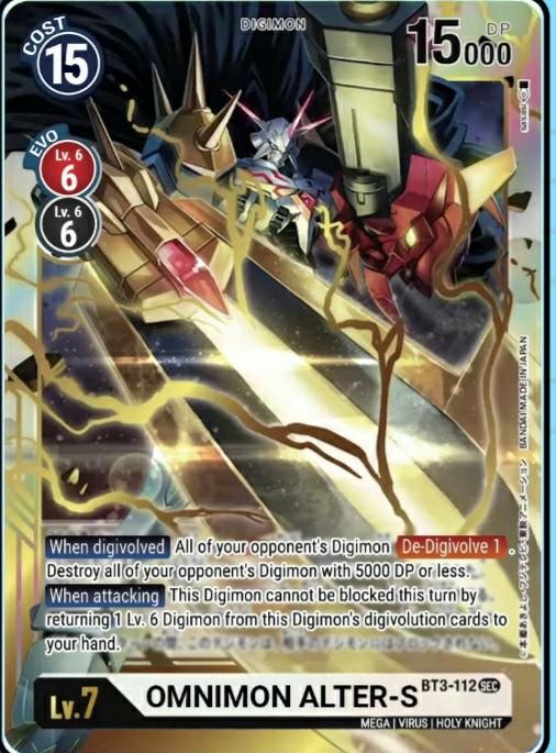 DIGIMON CARD GAME BT03 OMEGAMON ALT S(Flash Deal), Hobbies & Toys, Toys ...
